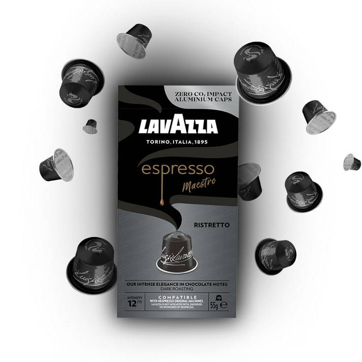 Lavazza Ristretto Espresso Maestro Nespresso Compatible Coffee Capsule ...